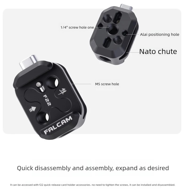 FALCAM F22 Quick Release Kit 5503 / 5502 for insta360 X5 | Shopee Singapore