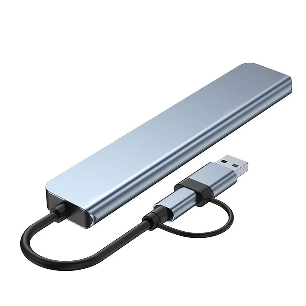 USB HUB Splitter TF SD Card Reader TYPE C Adapter 3.5MM Audio for U ...