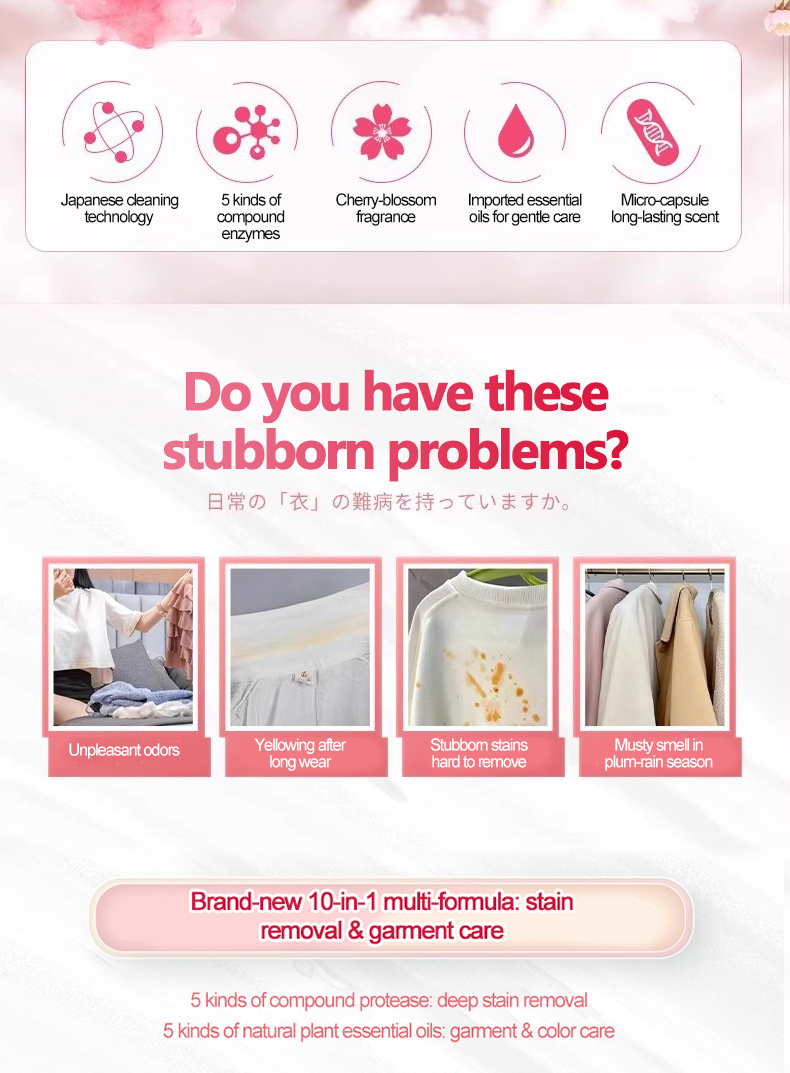 【🇸🇬𝗦𝗚 𝗦𝗧𝗢𝗖𝗞】Fragrance laundry detergent Explosive Salt Washing Powder ...