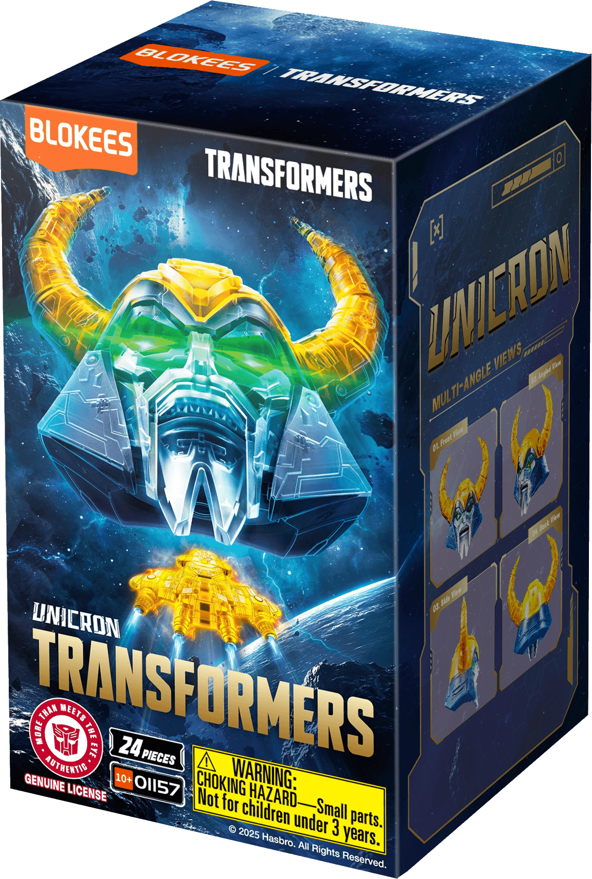 [NOT FOR SALE] BLOKEES Silver Traker Sharkticon storage box BFC ...
