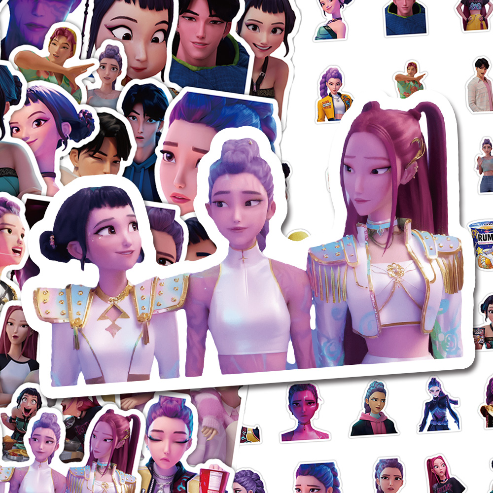 53pcs Cute Girl Group Series Stickers - Faith-Inspired Designs with ...