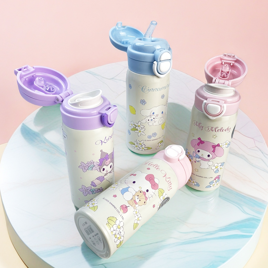 MINISO Sanrio Lesi Dual-drinking Series - Adorable Hello Kitty & Kuromi ...
