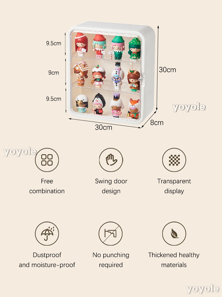 Wall Popmart Display Box Acrylic Display Case Figurine Organiser Blind ...