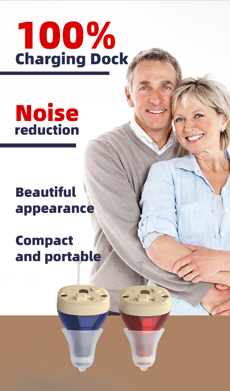 CIC hearing aid rechargeable sound amplifier collector | Shopee Singapore