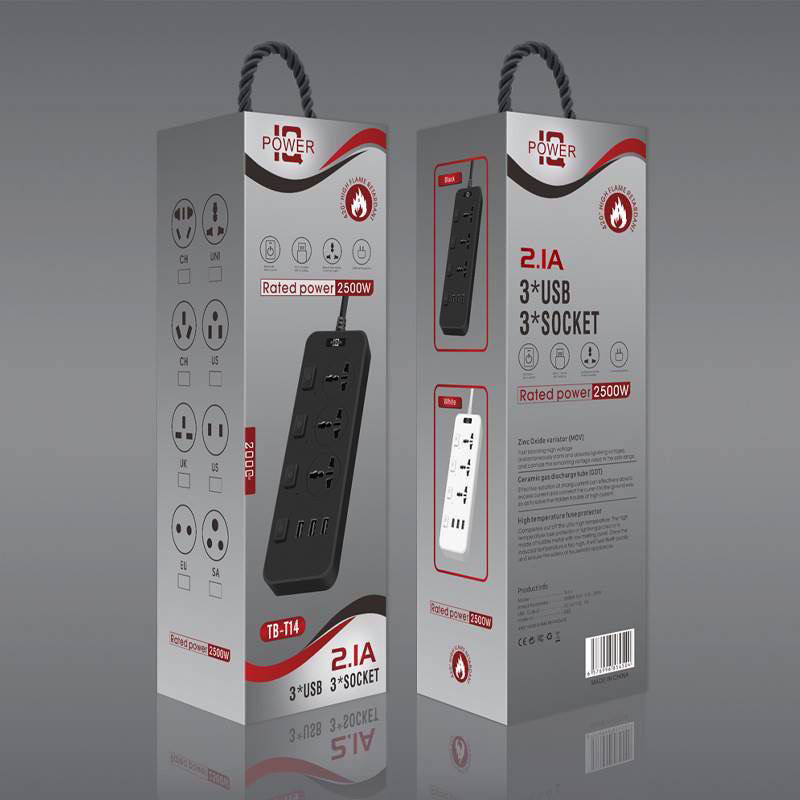 SG Stock Universal Power Outlet Extension Strip USB Port Power Plate ...