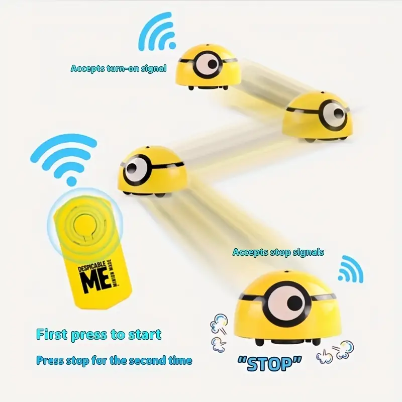 Minion Smart Robot Car - Auto Obstacle Avoidance, Voice & Remote ...