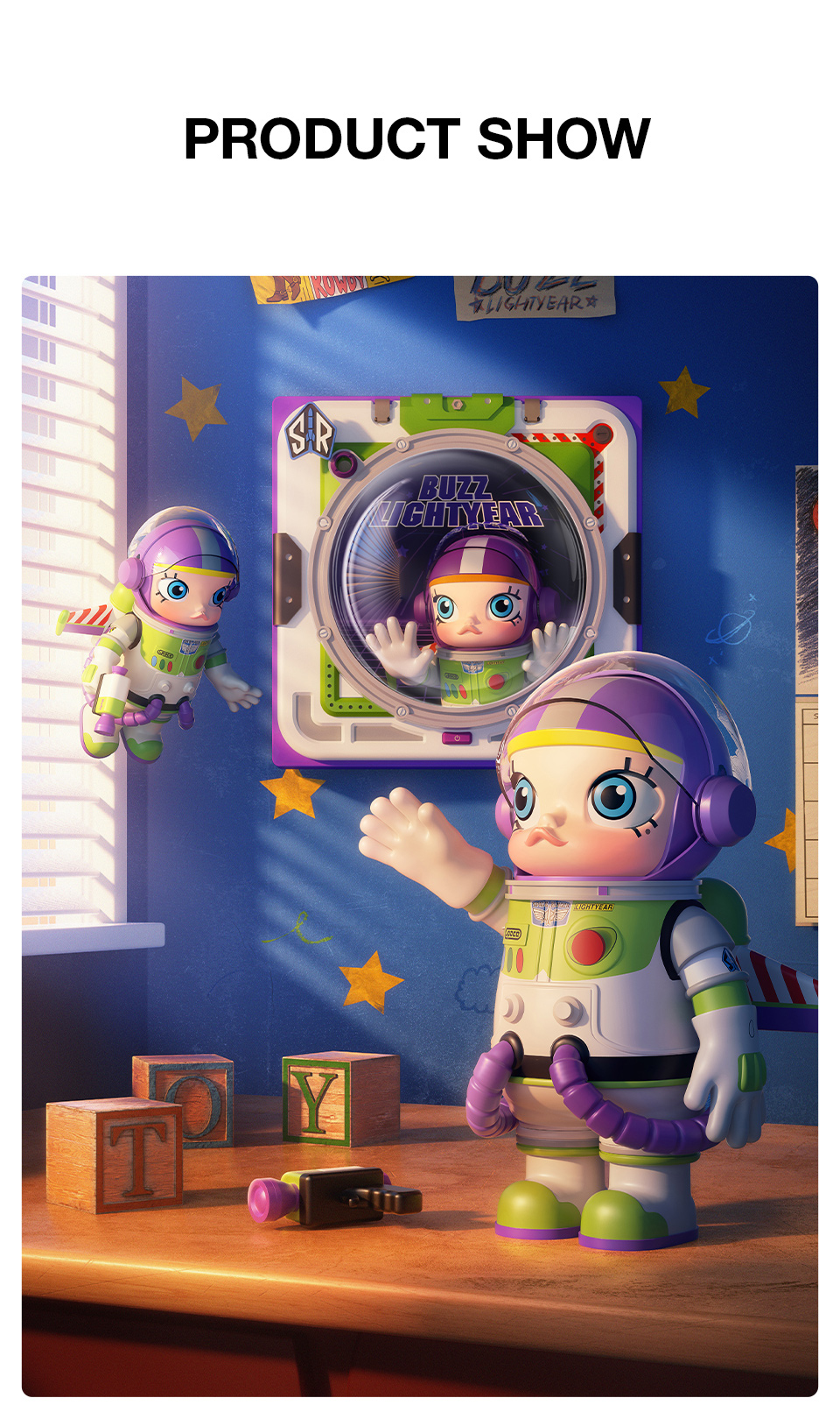 POP MART MEGA SPACE MOLLY 400% BUZZ LIGHTYEAR | Shopee Singapore