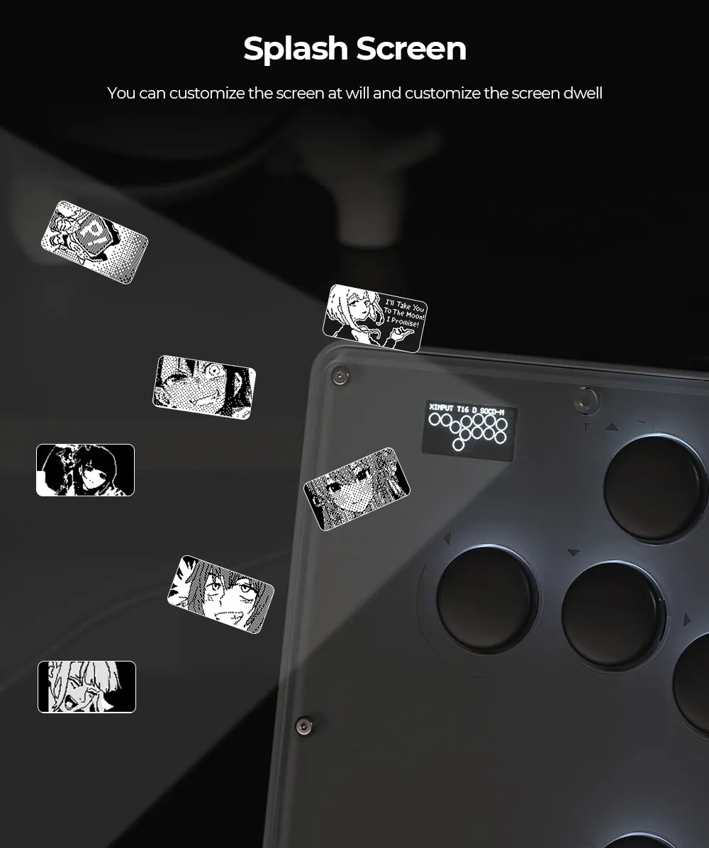Haute42 V16 Joystick Hitbox Leverless Controller Hitbox Fightstick For ...