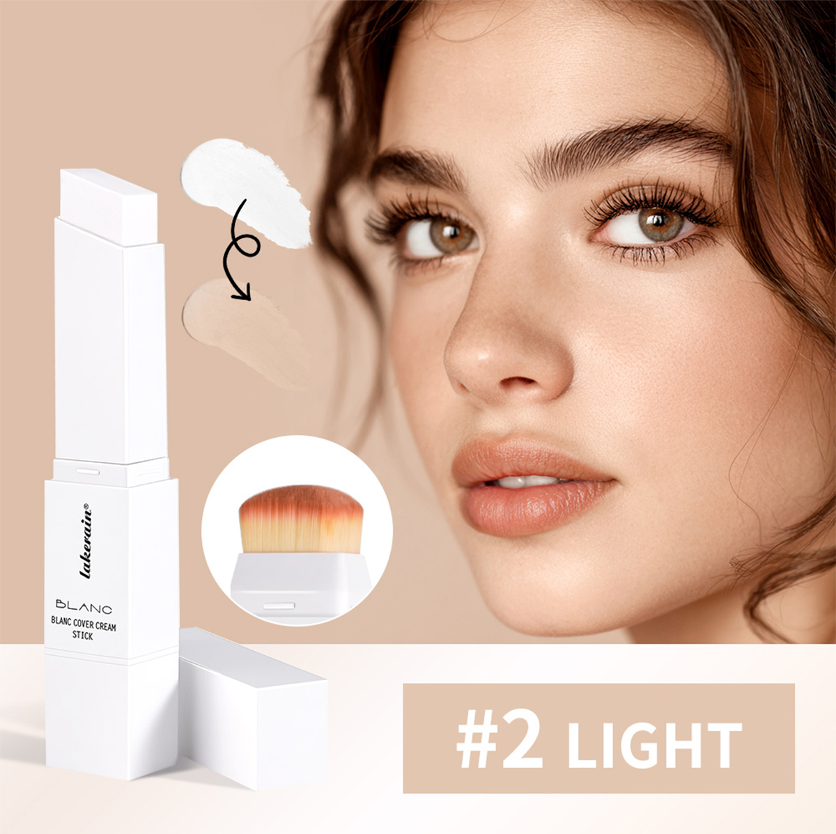 Lakerain Blanc Cover Cream Stick - Color Changing Foundation with ...