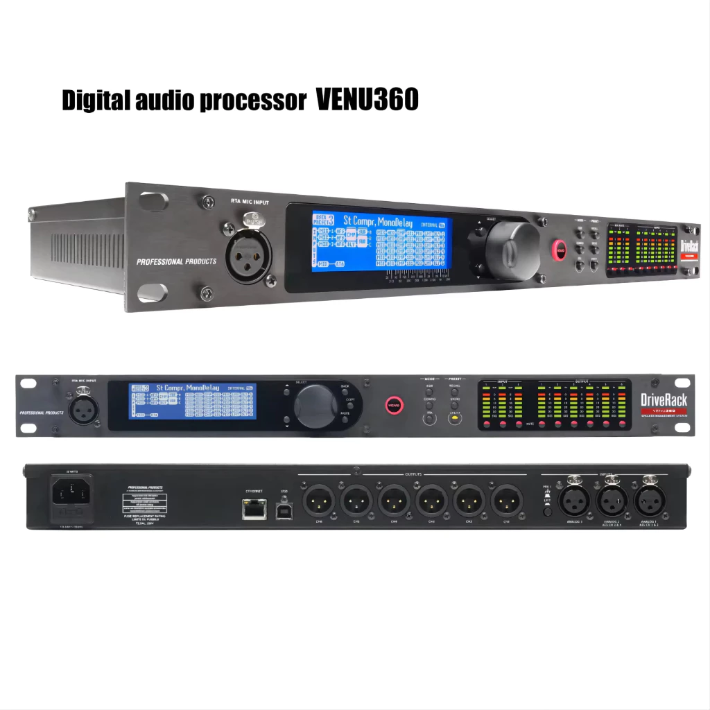 DBX VENU360 Driverack Professional Audio Processor 3 In 6 0ut Complete Loudspeaker ManageSound ...