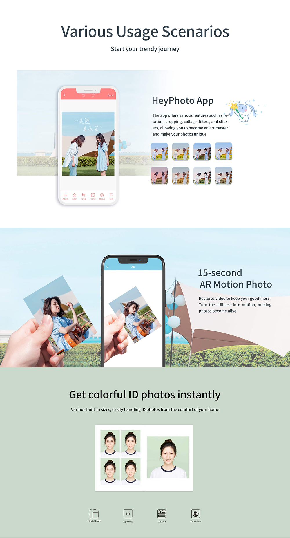 HPRT CP2100 Pocket AR Photo Printer Thermal Sublimation Portable Photo ...