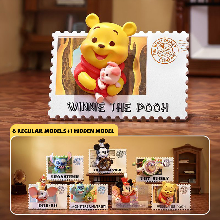 MINISO disney vintage stamp series - collectible art blind box ...