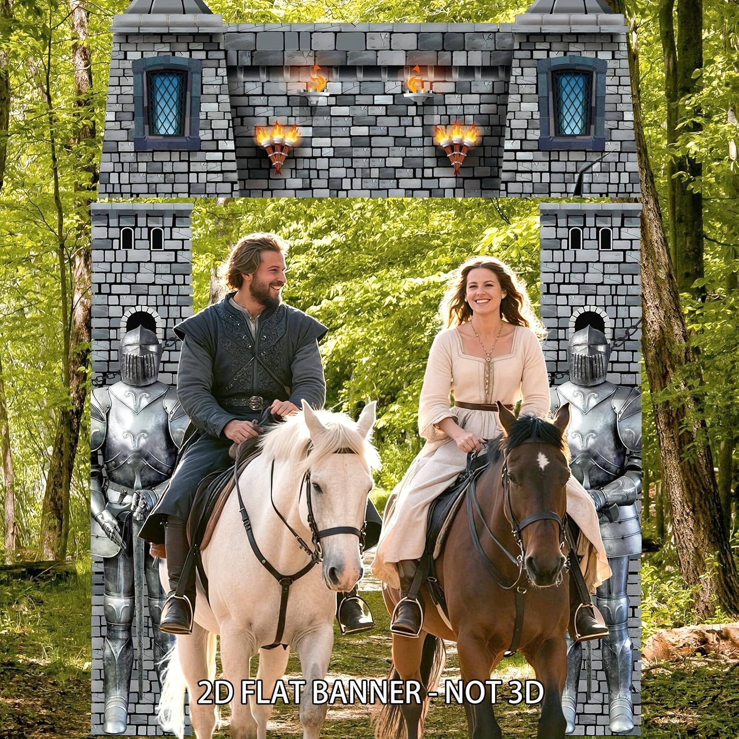 Medieval Party Decor: Castle Door Banner for Entryway | Shopee Singapore