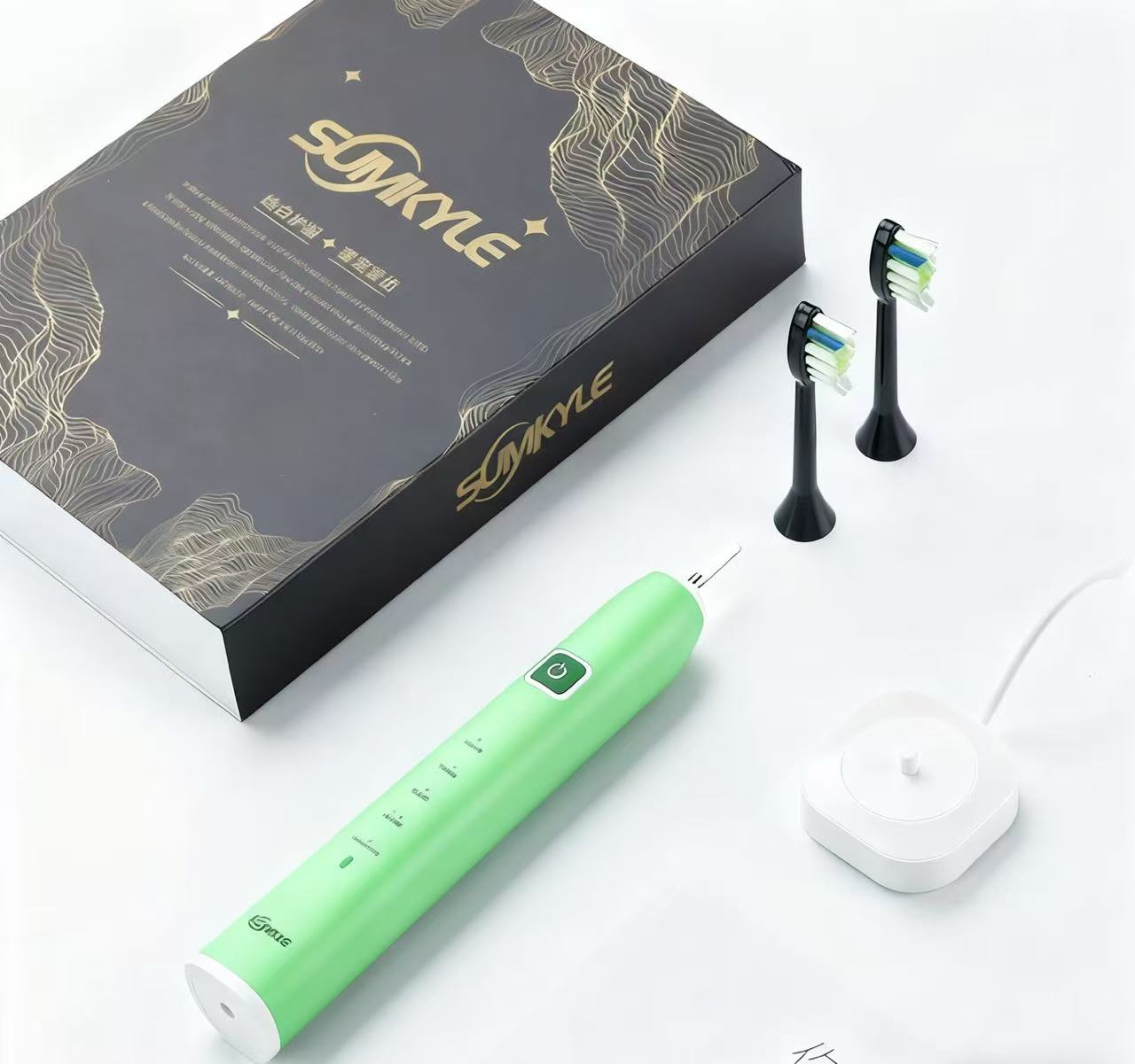 German-Made Sonic Electric Toothbrush, Wireless Charging, Soft Bristles ...