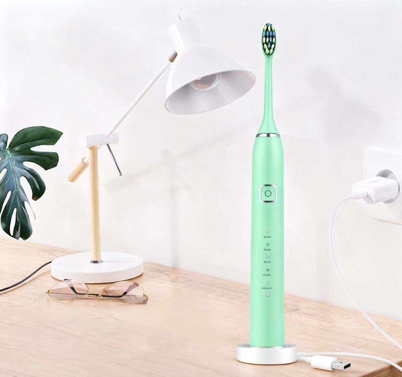 German-Made Sonic Electric Toothbrush, Wireless Charging, Soft Bristles ...