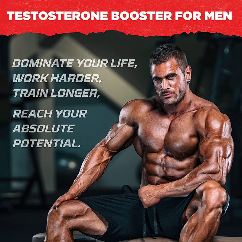 Men's Testosterone Booster Capsules - Stamina, Endurance & Strength ...