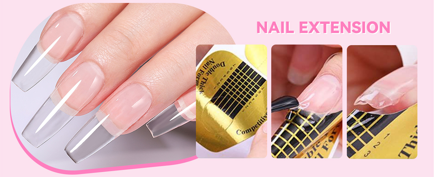 BORN PRETTY 6 In 1 Nail Glue Blooming Gel Nail Strengthener Extension ...