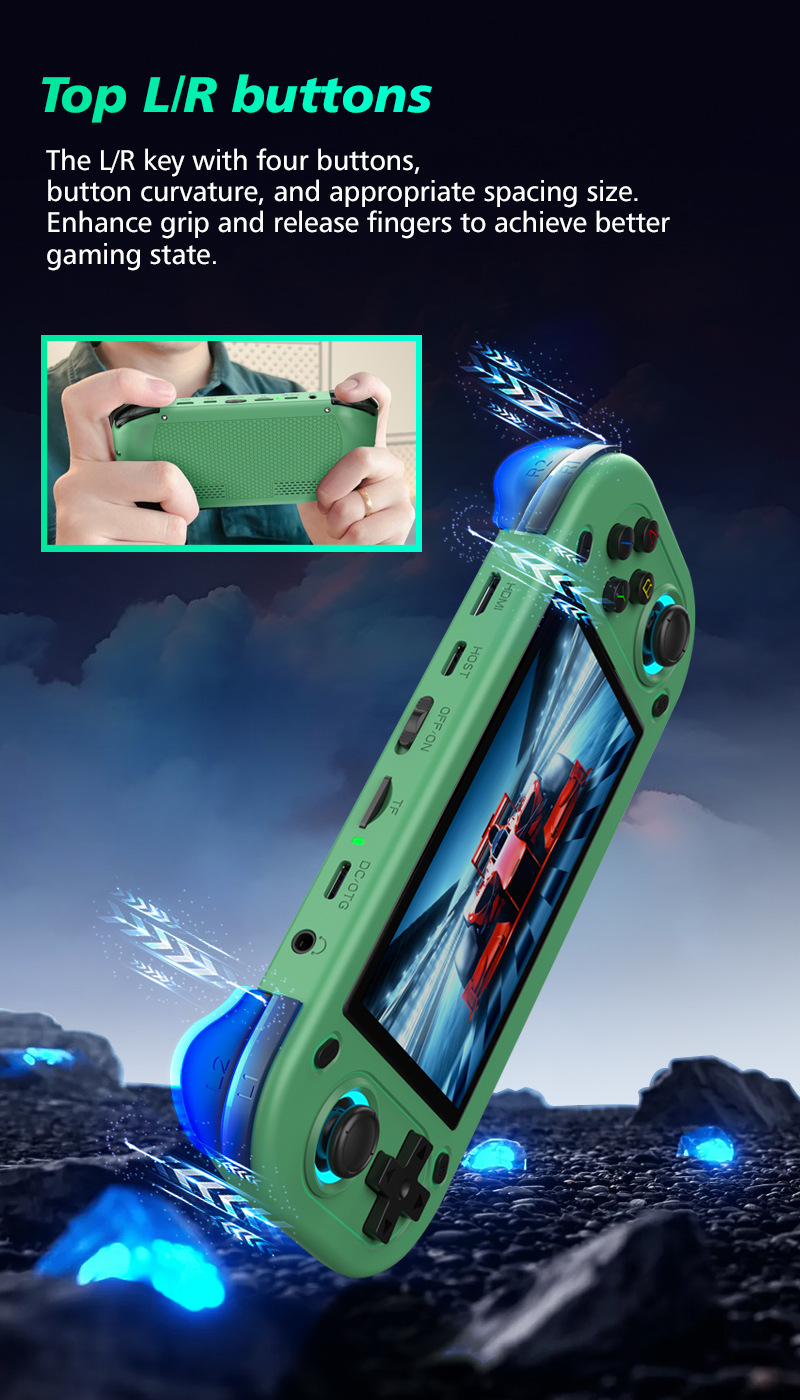 R43S Game Console Open Source Handheld Dual Joystick Arcade Open Source ...