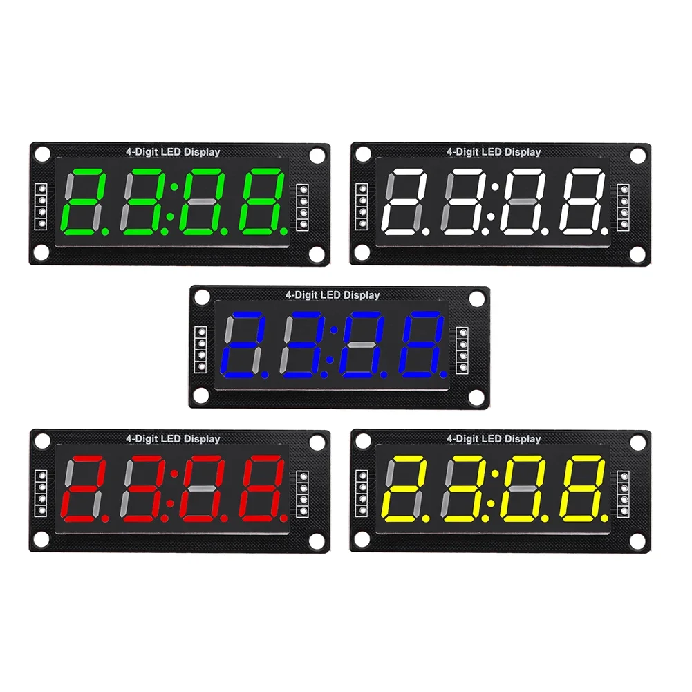 Single TM1637 0.56-inch LED Display Digital Tube Decimal 7-Segment 4 ...