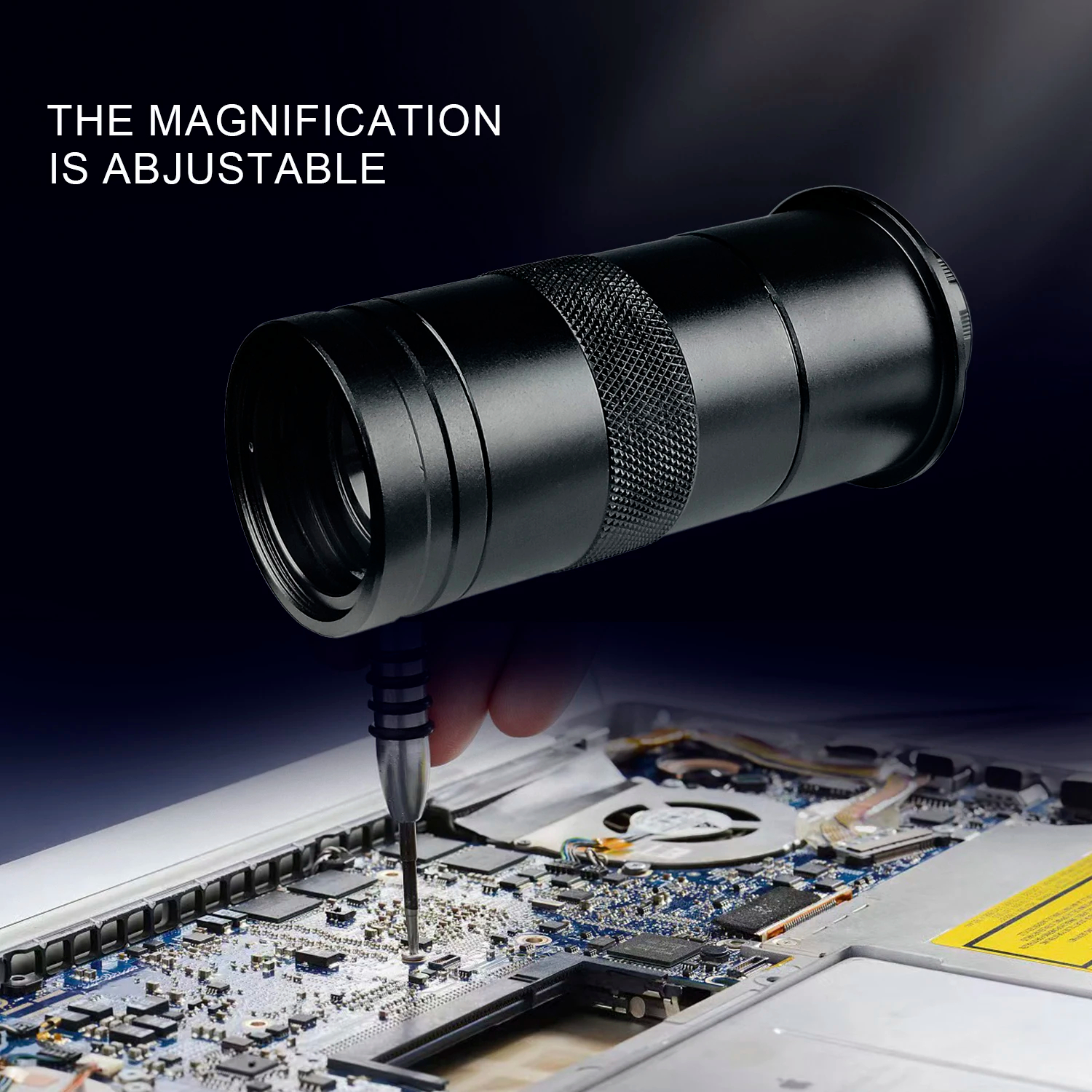 YIZHAN Magnification Adjustable Zoom C-Mount Lens 180x 150x 130x 25mm ...
