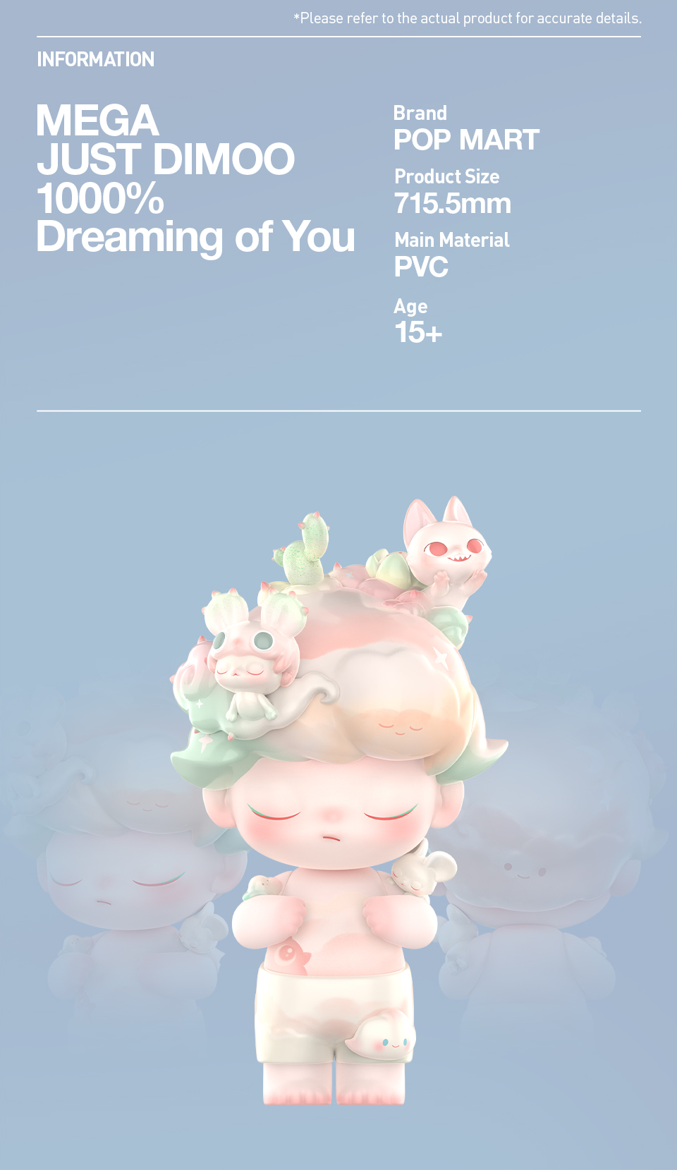 POP MART MEGA JUST DIMOO 1000% Dreaming of You | Shopee Singapore
