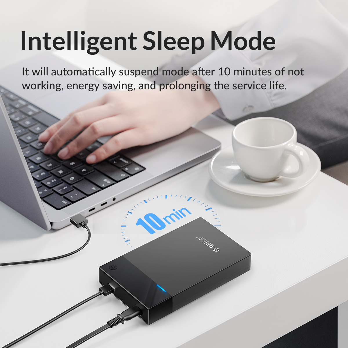 ORICO 3.5'' HDD Case with 12W1A Built-in Power Protable Hard Drive ...