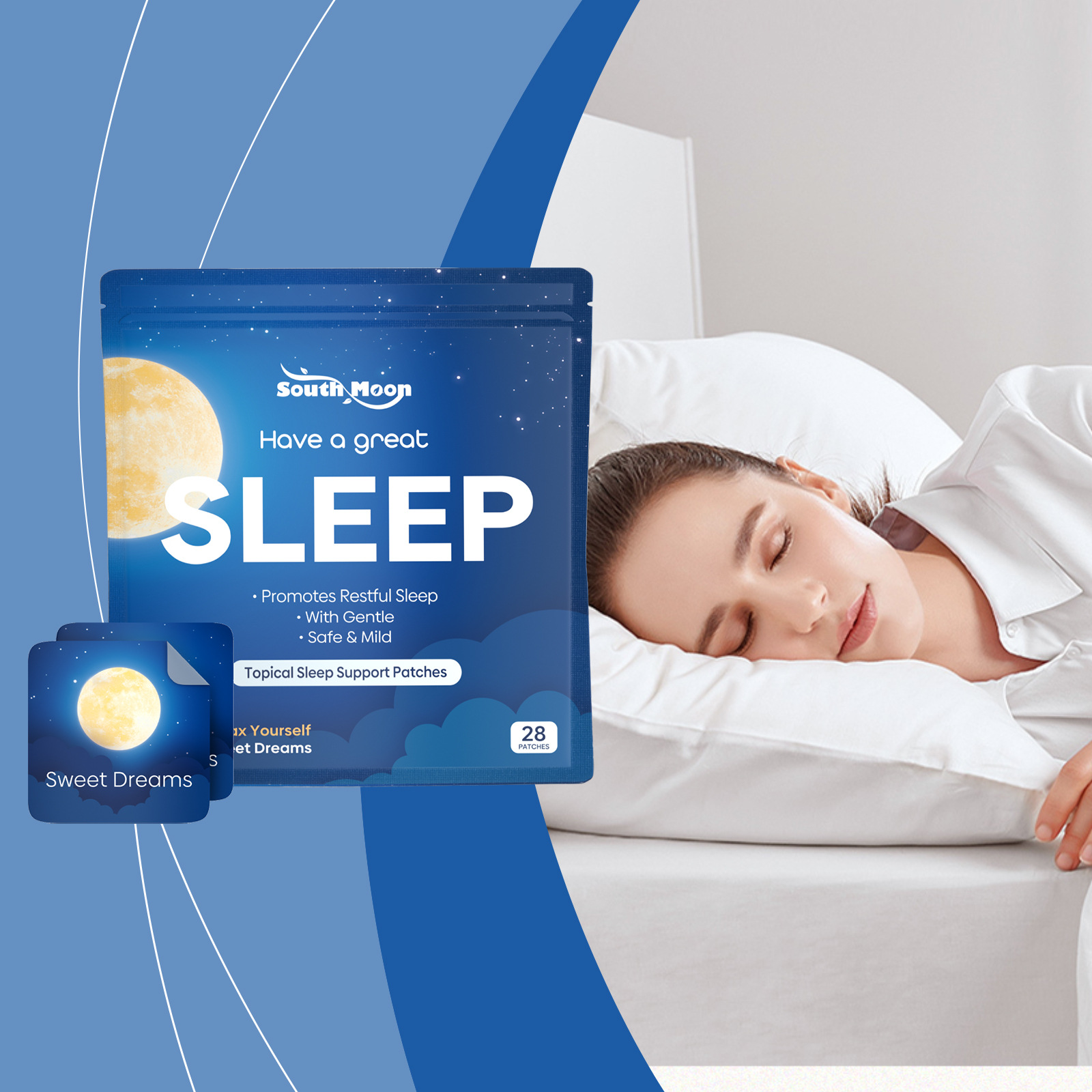 Original Sleep Patches for Adults Extra Strength | Easy-to-Apply Sleep ...