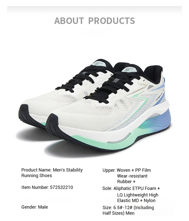 361 Degrees Titan 3 MAX running shoes 2025 new professional cushioning ...