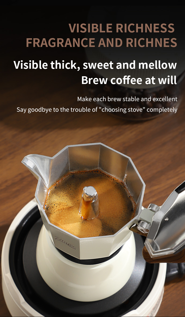 Bincoo Moka Pot Set Small Espresso Machine Single Valve Coffee Pot ...