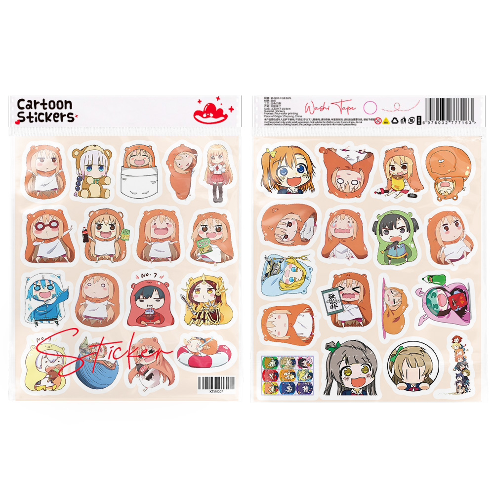 103PCS Cute Himouto! Umaru-chan Doma Umaru Stickers For Kids Anime DIY ...