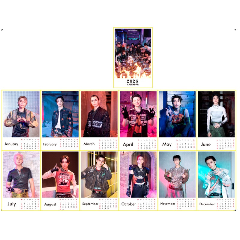 2026 BTS Bangtan Boys Seventeen Stray Kids SVT (G) I-DLE Star ...