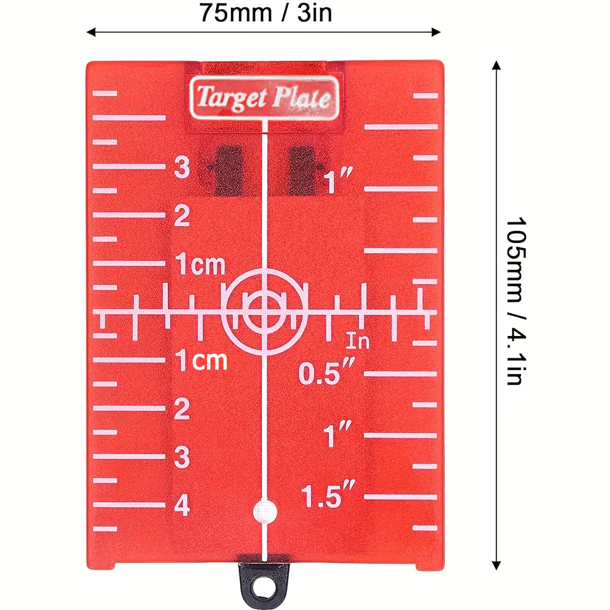 Laser Target Card, Magnetic Floor Target Plate with Bracket, ABS ...