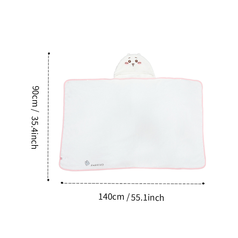 MINISO Chiikawa Series - Plush Leisure Blanket, Cozy Throw for Home ...