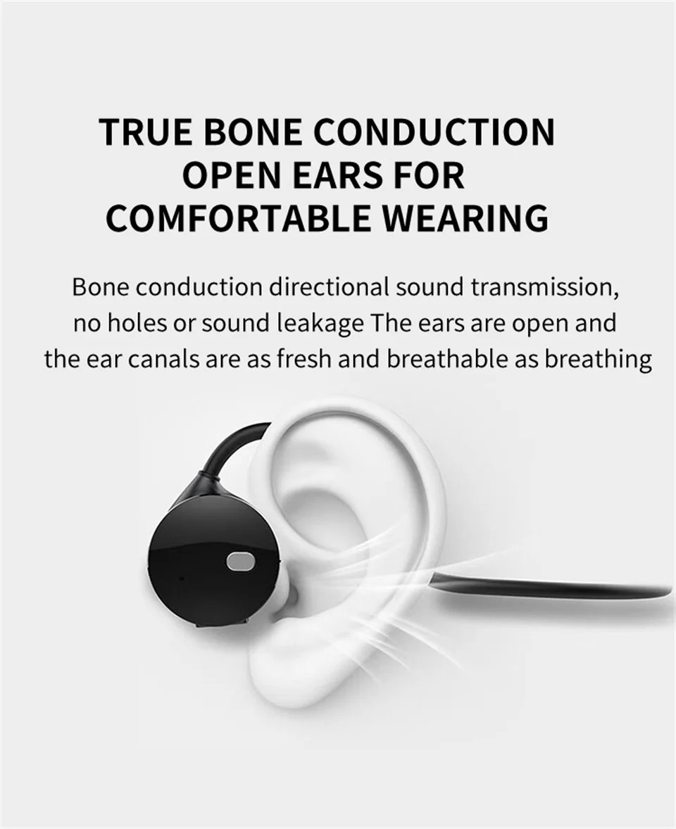 Philips TAA1609 Wireless Bone Conduction Earphones Bluetooth 5.3 HiFi ...