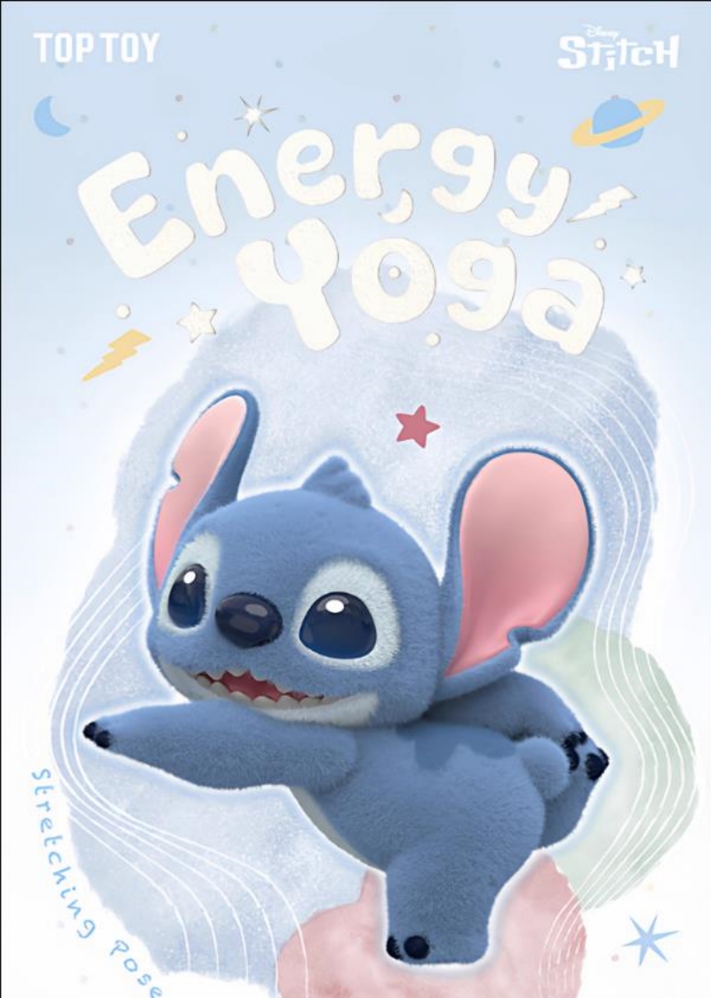 TOPTOY Disney Stitch Energy Yoga Series Blind Box Toy Collection Lilo ...