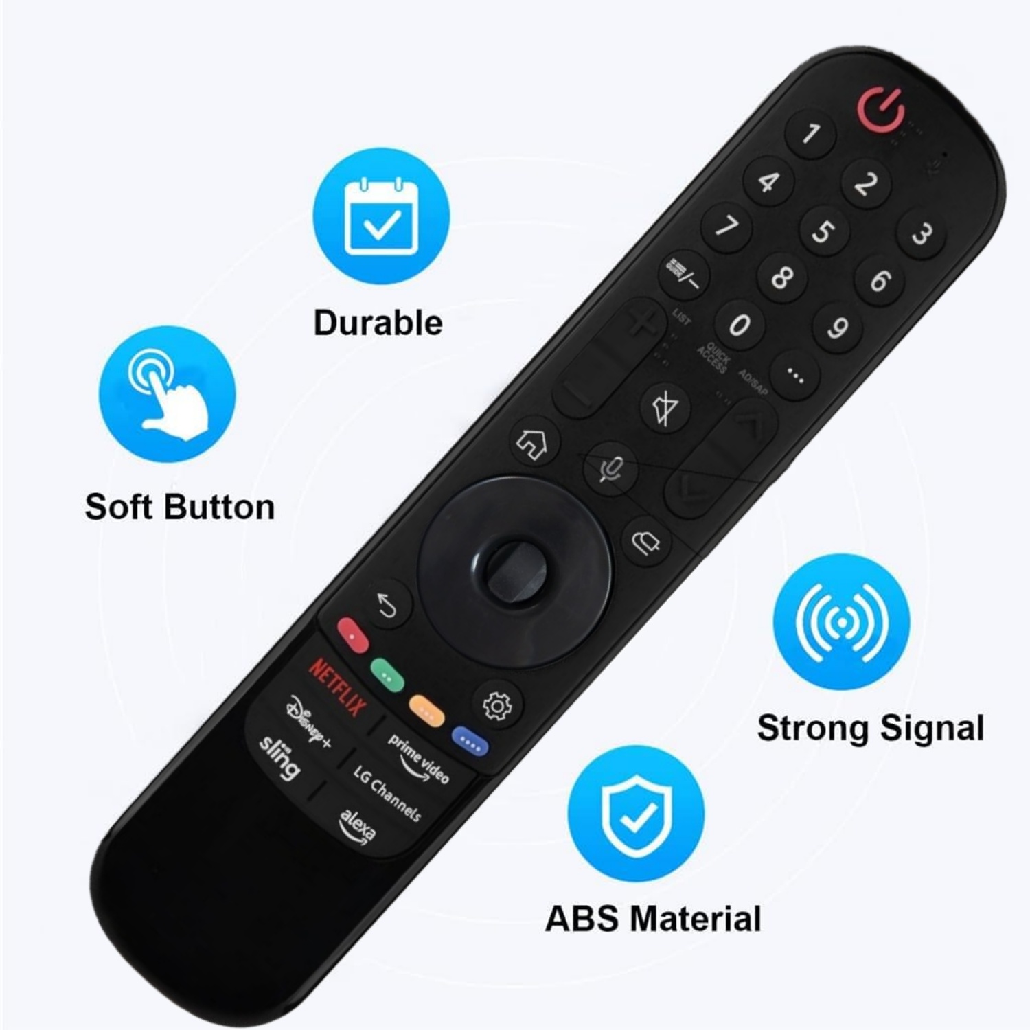 Replacement Remote for LG TV, Fits All 2019-2023 Smart Models, Magic ...