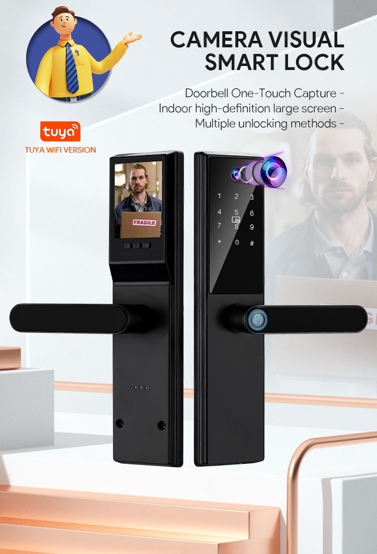 Holakay Biometric Eletronic Electric Door Lock Tuya Smart Locks for ...