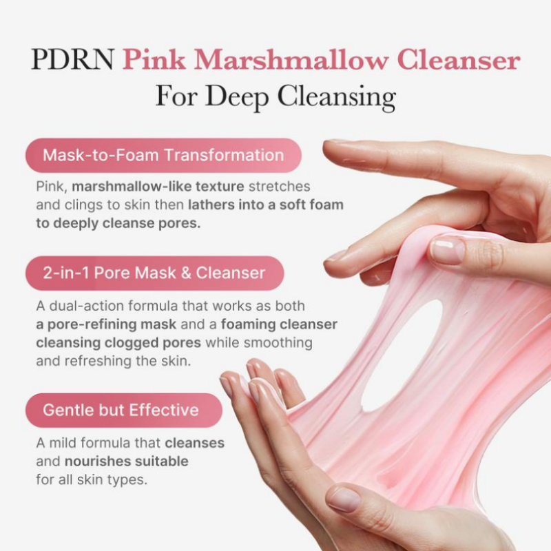 medicube PDRN Pink Niacinamide Whip Cleanser 120g Brightening Wash ...