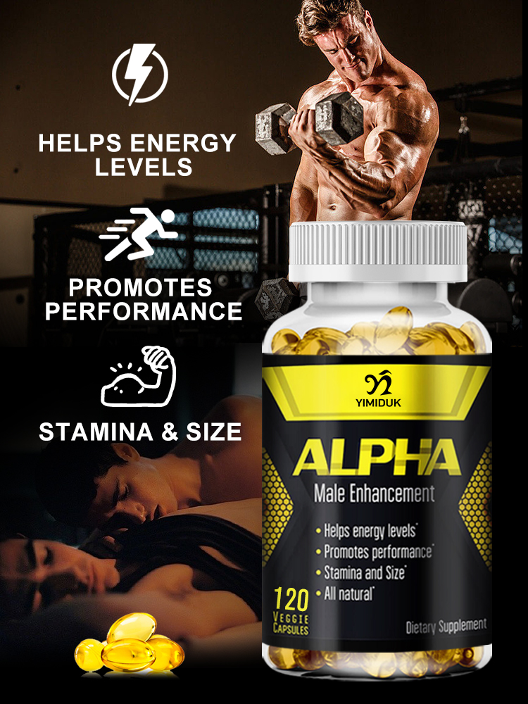 Alpha Male Capsules with Maca Root, Helps Energy Levels, Promotes ...