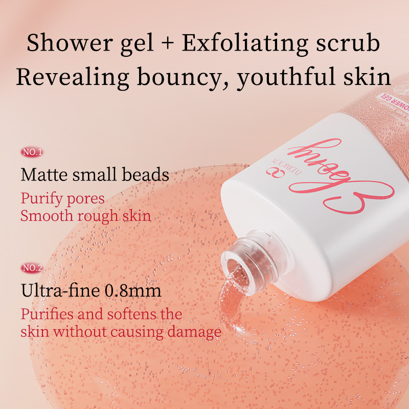 LYDIMOON EBONY Body Scrub Shower Gel 300ml Body exfoliating scrub body ...