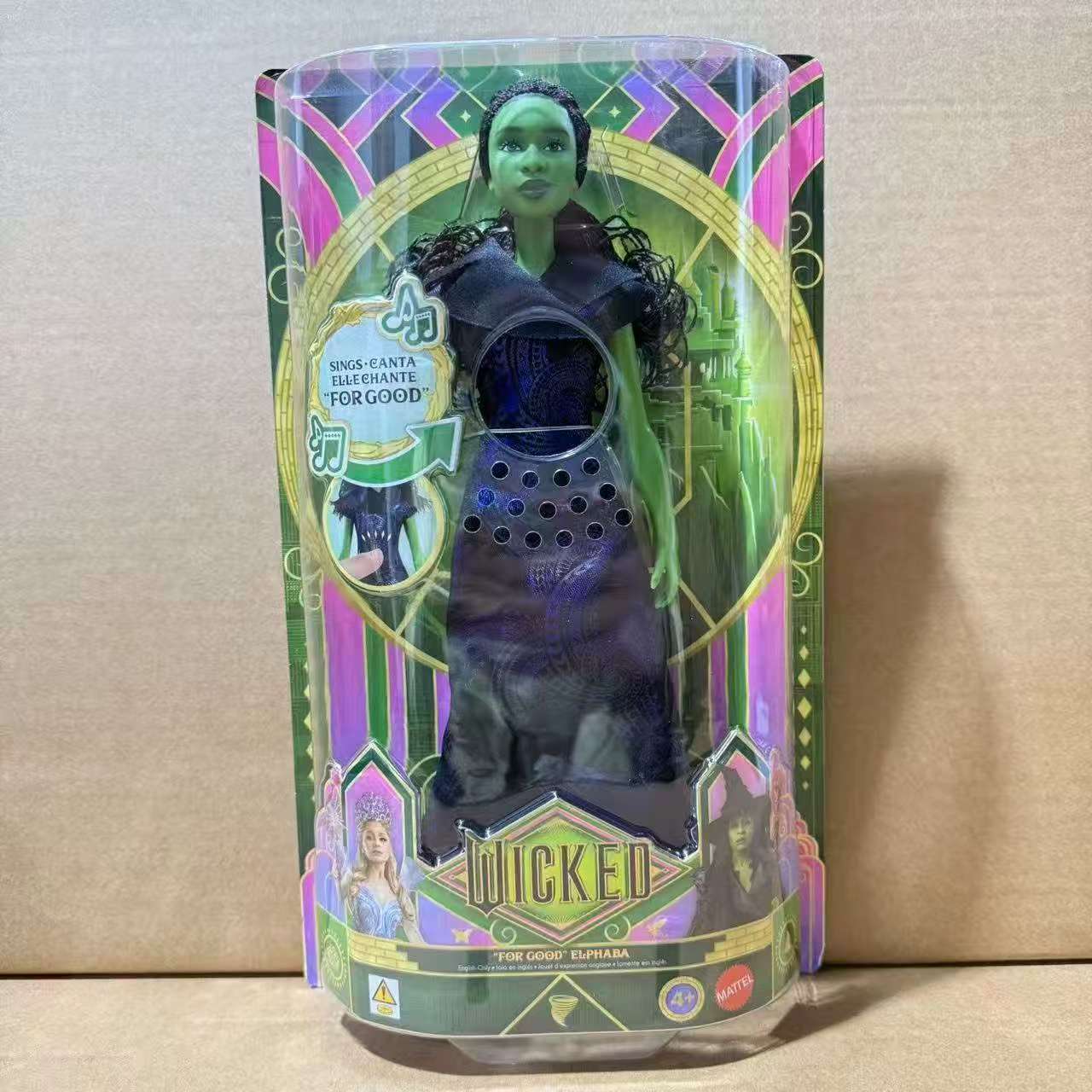Mattel Universal Pictures’ Wicked: For Good Singing Elphaba Doll, Movie ...