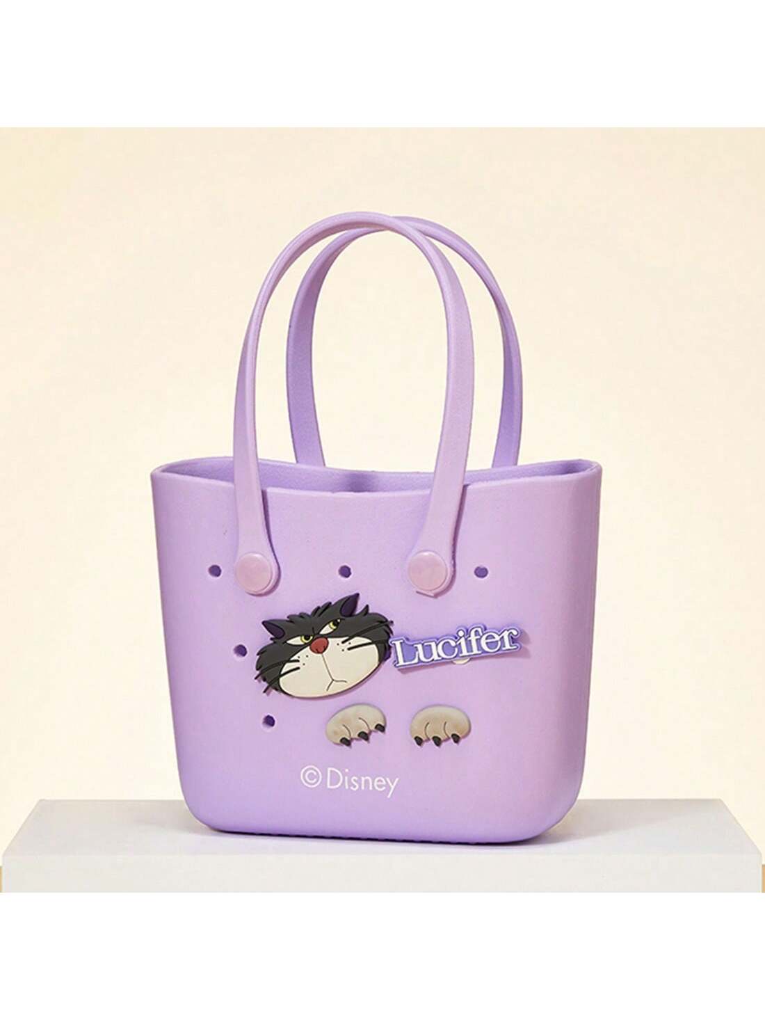 MINISO disney series – cute & portable “lucifer” bento lunch bag 17.5 ...