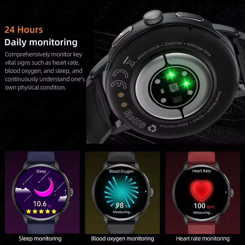 2026 New AI Smart ECG+PPG Watch Men Blood Lipid Uric Acid Blood ...