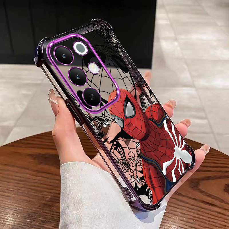 realme C85 5G realmeC85 Pro Spider Man Clear Cover Air Cushion ...