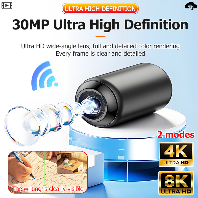 Video playback for 420 days】8K mini camera cctv wireless camera outdoor ...