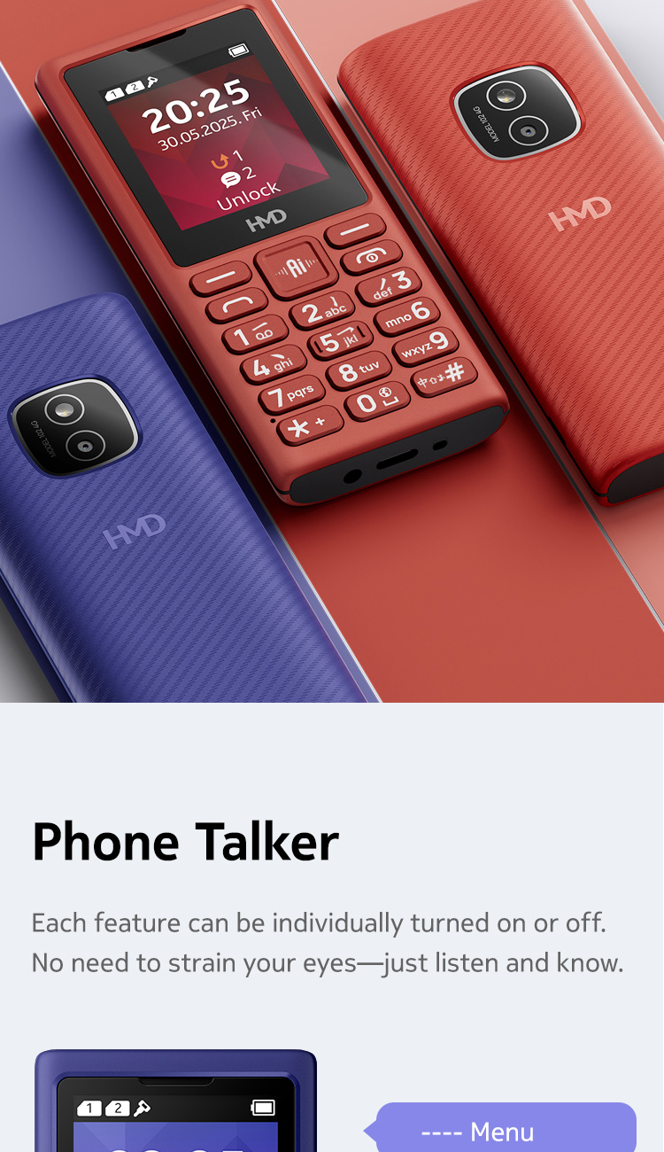 New HMD 102 4G Basic Keypad Phone With Camera Dual LED Torch MP3 Dual ...