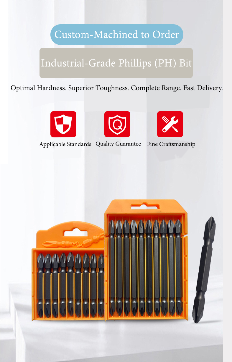 Industrial High-Strength Double-Ended Phillips Bit Impact Magnetic ...