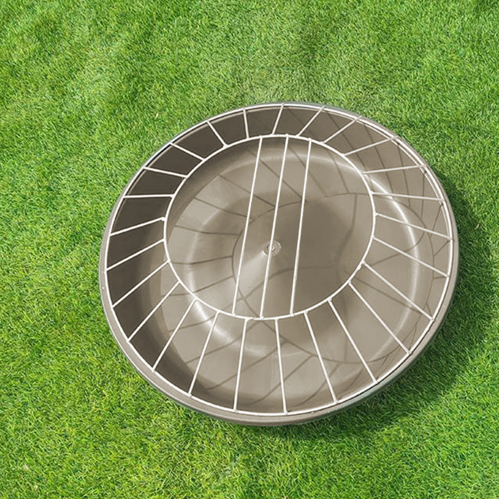 Stainless Steel Feed Circular Chicken And Duck Breeding Feeding Box ...