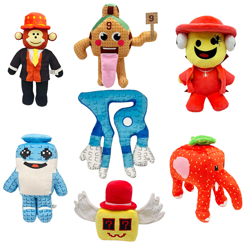 Steal A Brainrot Roblox 67 666 Plush Toy: Viral Esok Sekolah Meme Gift ...