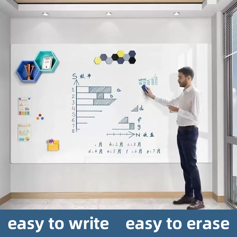【SG】Removable magnetic whiteboard wall sticker suitable for office use ...